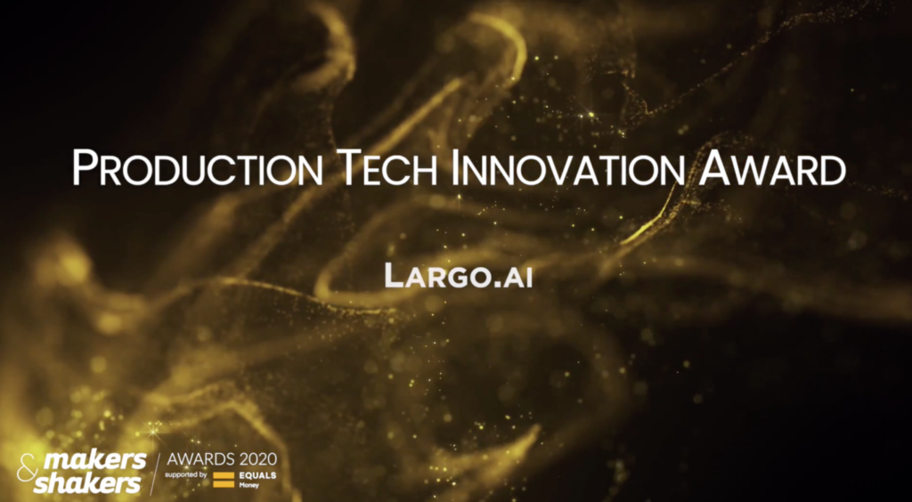 Largo.ai was Nominated for the Production Tech Innovation of the Year – Largo